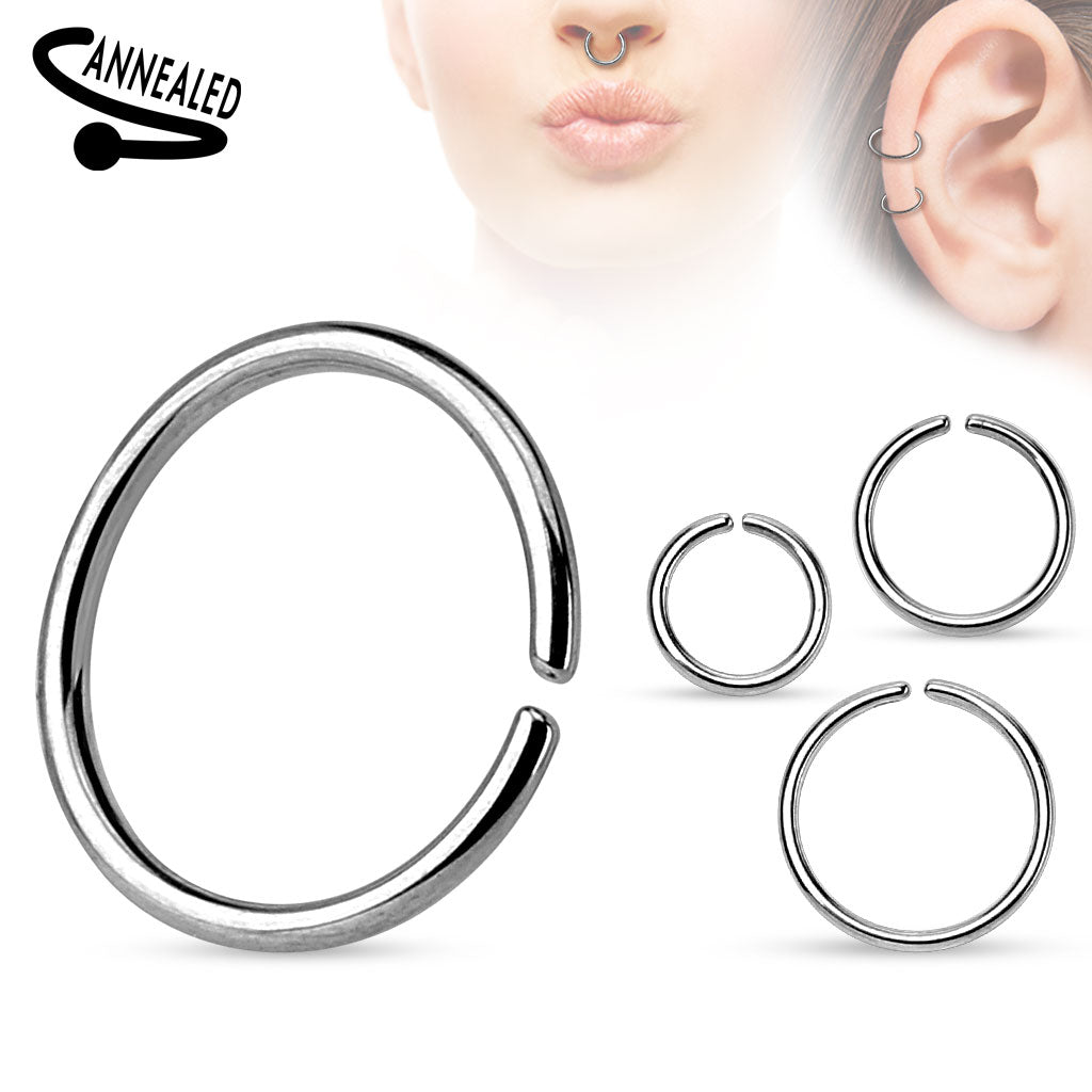 small hoops for nose lip and ear piercings – Bodylink piercing studio ...